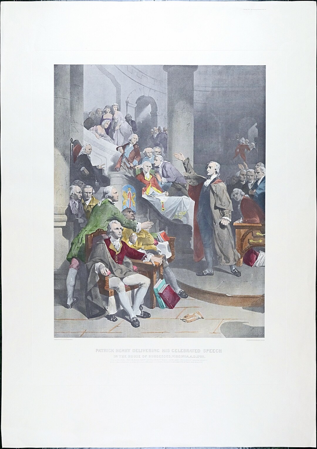 Rare Vintage Steel Engraving, After the Painting by Peter Frederick ...