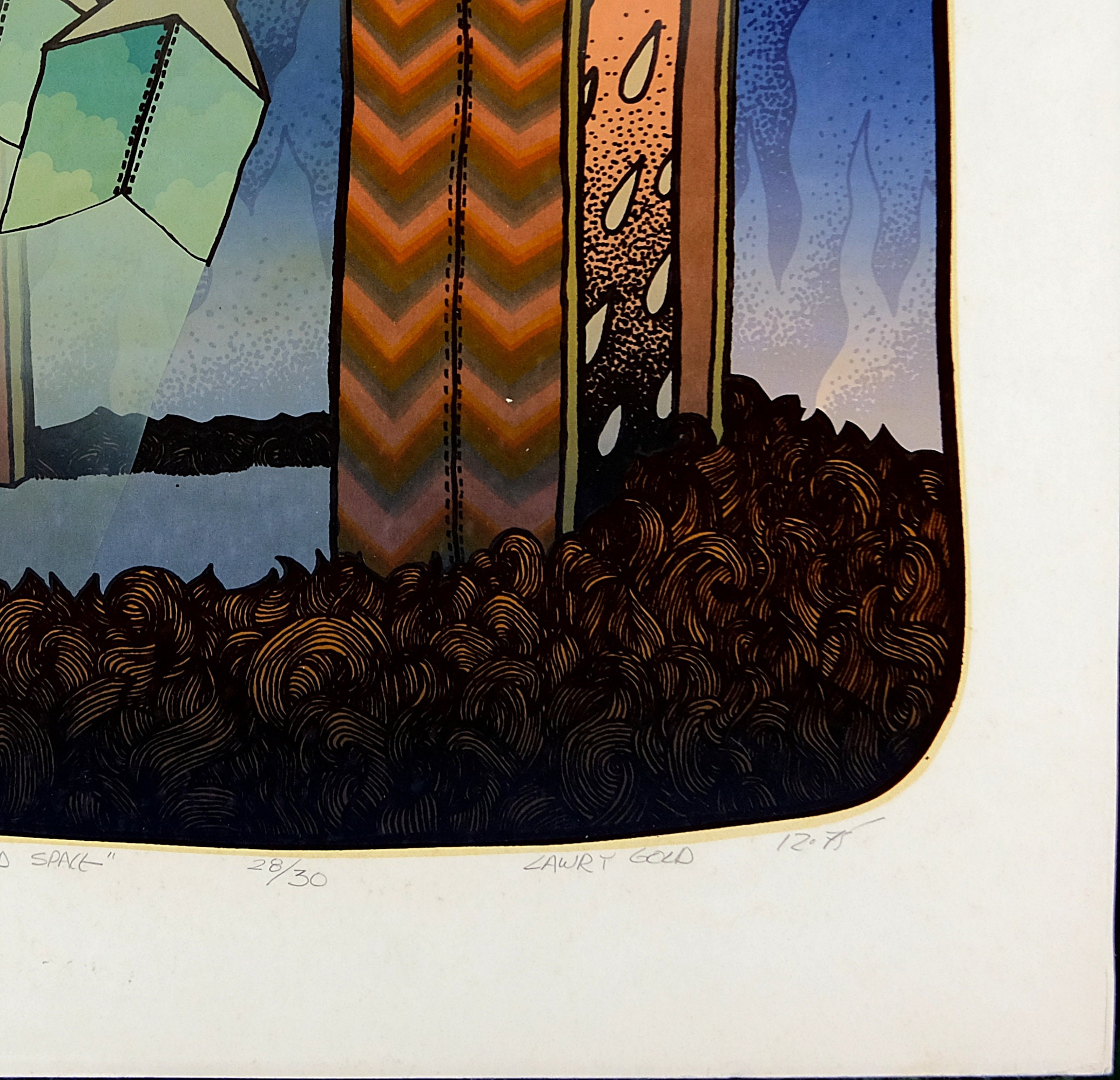 Lawry Gold Pencil Signed Numbered 'back to the Basic - Etsy