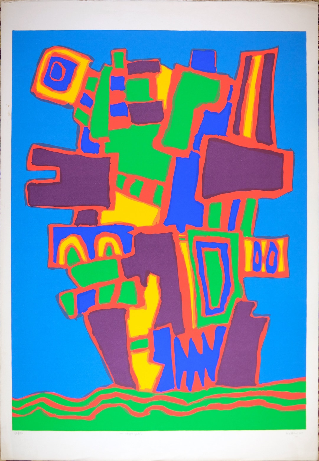 Signed by Jacques Soisson, Vintage Serigraph Print, Soisson 1975 ...