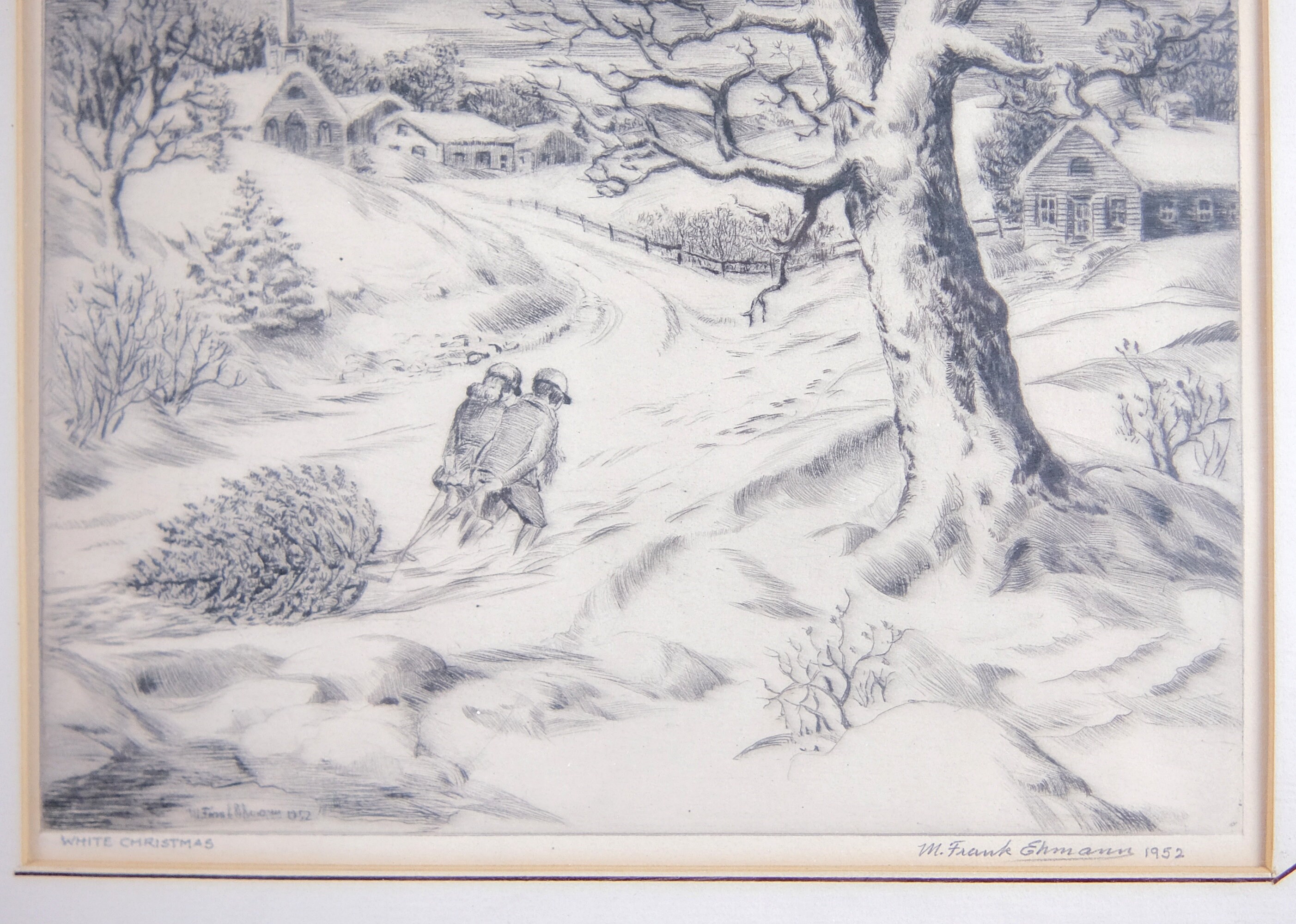 Lot of Three Original Etching Pencil Signed M Frank Ehmann - Etsy