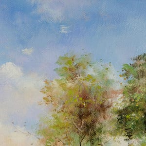 Framed French Landscape, Original Oil Painting, Signed by Jean Reneau ...