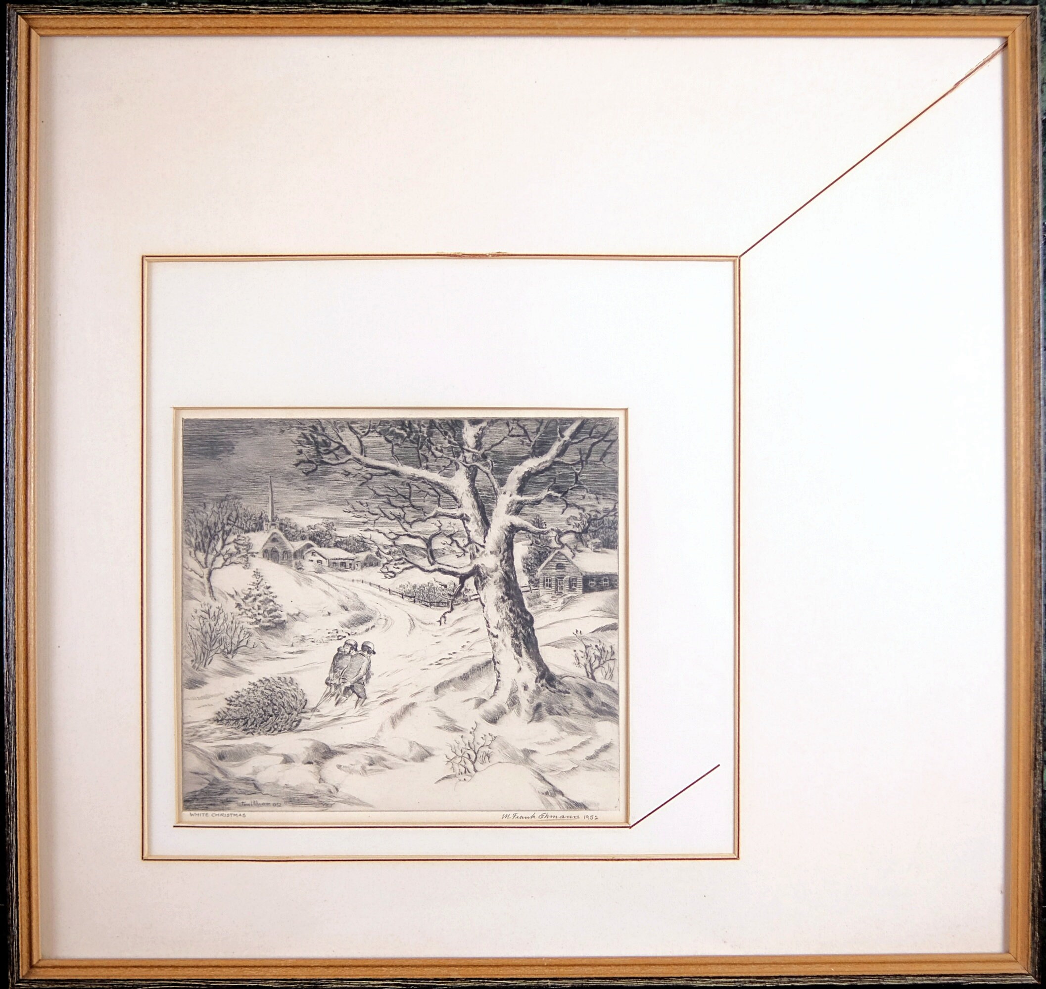 Lot of Three Original Etching Pencil Signed M Frank Ehmann - Etsy