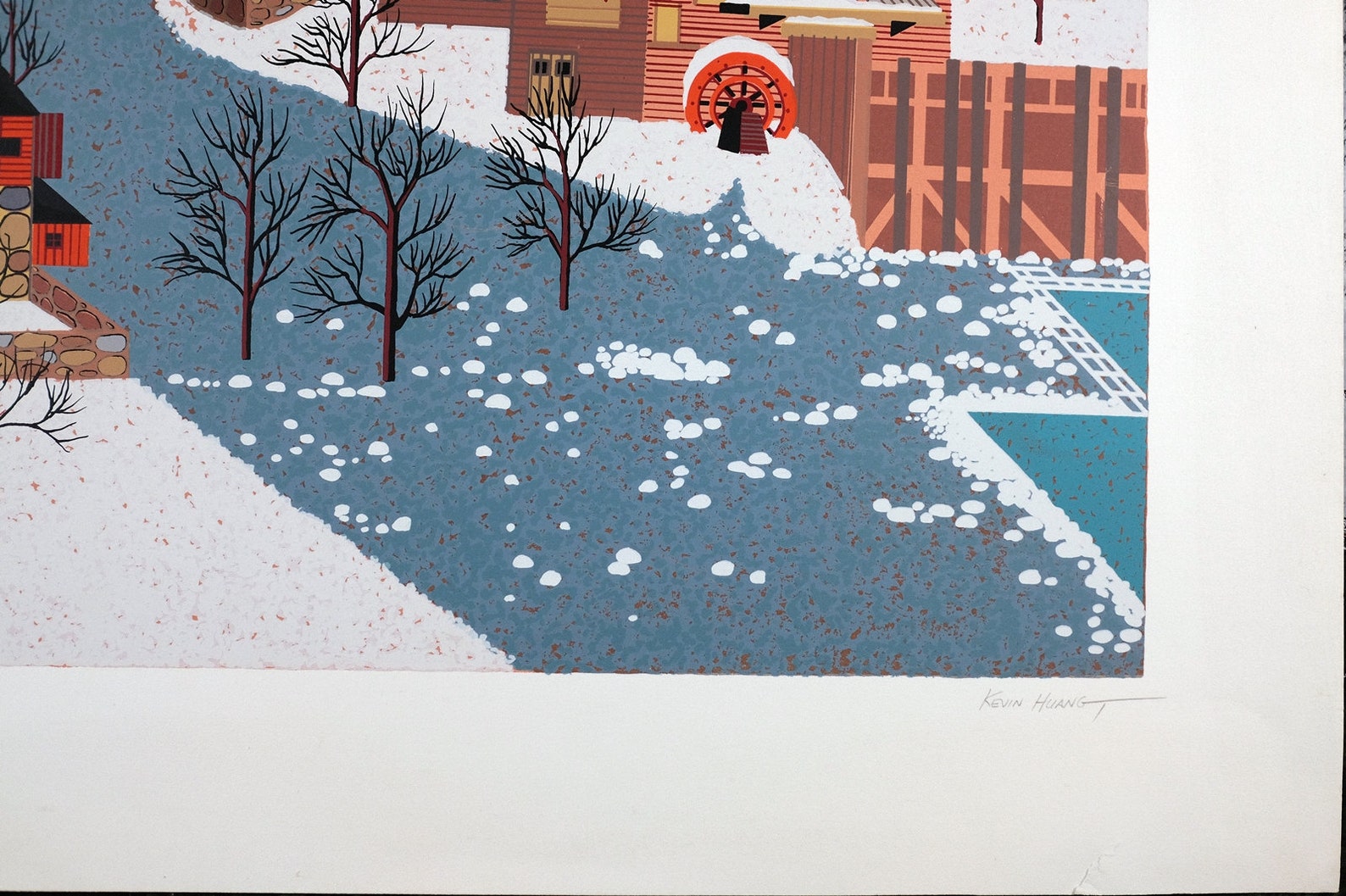 Vintage Serigraph & Silkscreen Print Pencil Signed by Kevin | Etsy