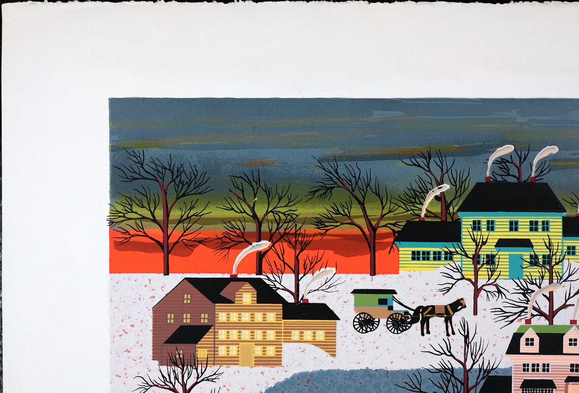 Vintage Serigraph & Silkscreen Print Pencil Signed by Kevin | Etsy