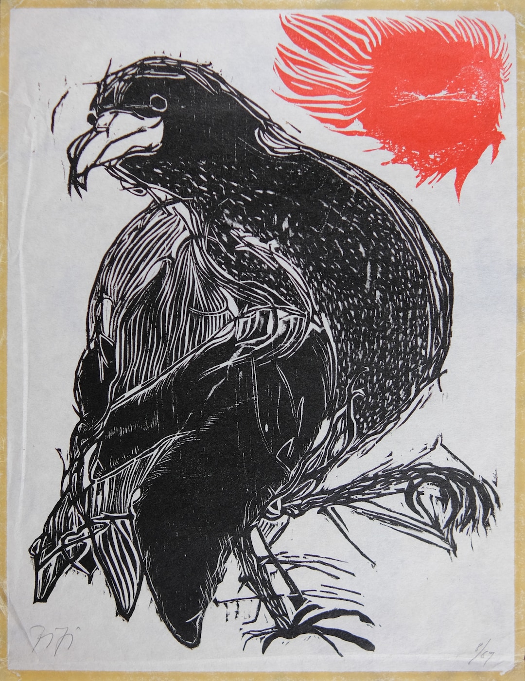 Vintage Xylograph, Woodcut Print, Signed and Numbered, Limited Edition ...
