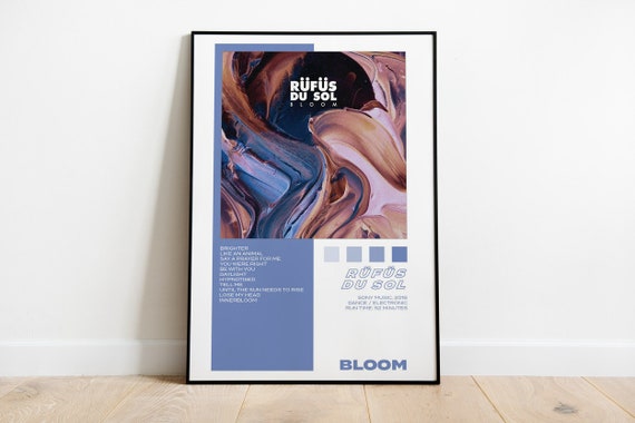 Rüfüs Du Sol Bloom Album Artwork Poster Tracklist Poster | Etsy