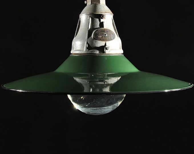Benjamin Type II-G Vintage Industrial Light Fixture W/ EXCEPTIONAL 18 ...