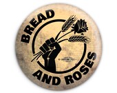 Bread and Roses Strike Union History Pinback Button // | Etsy