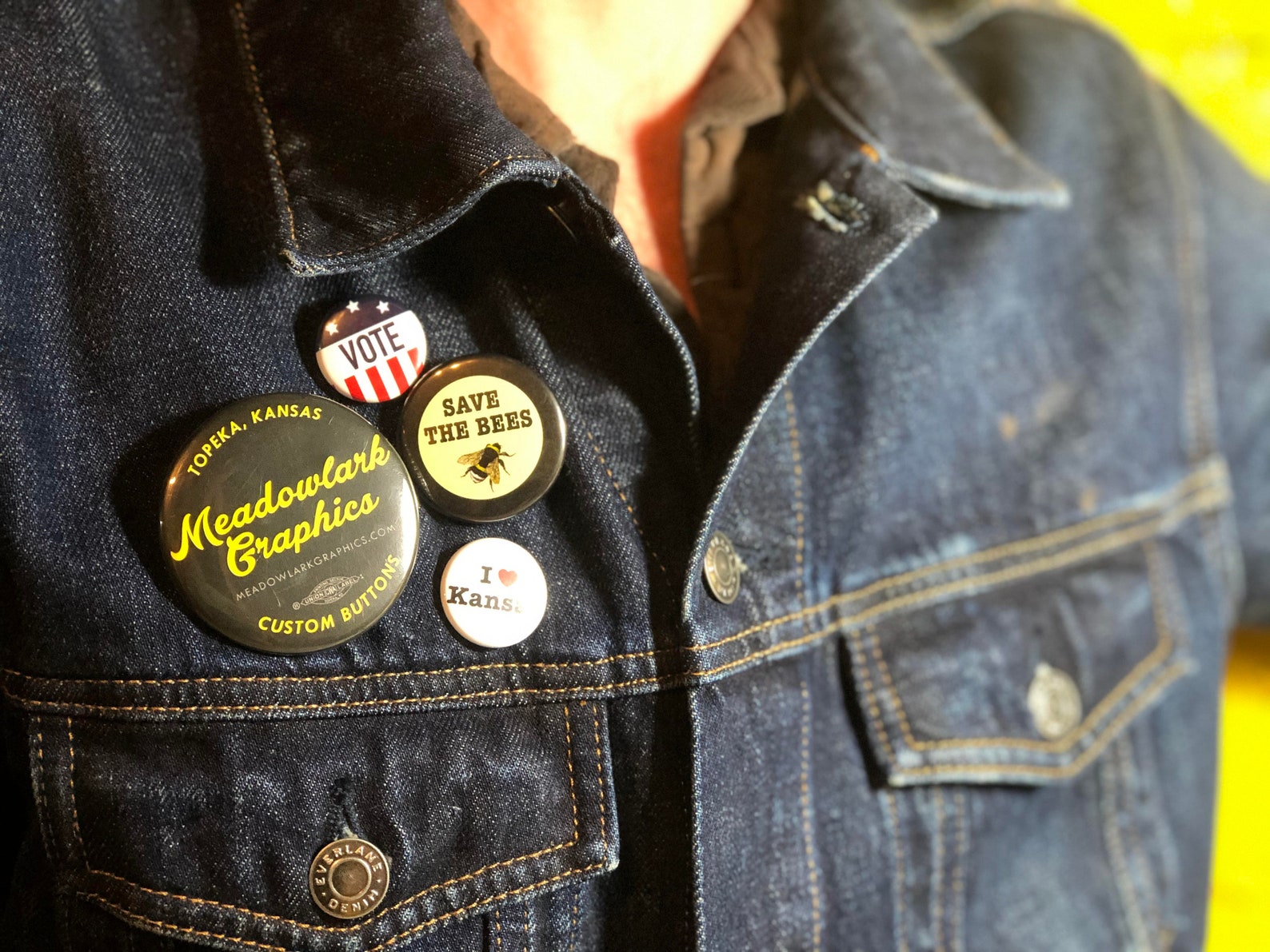 Solidarity Button - Union Button // Pinback Button // Fridge Magnet ...