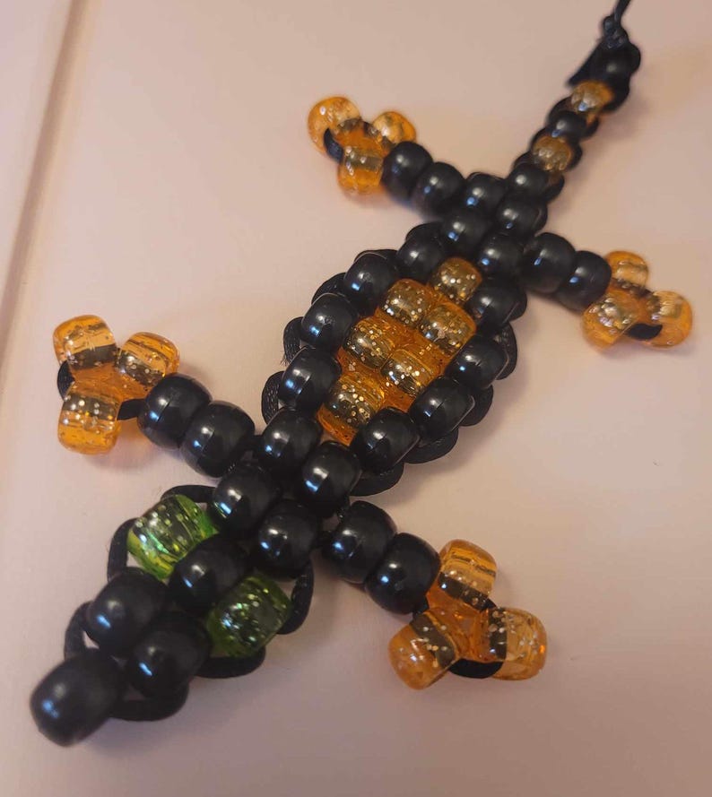 Kandi Lizard Keychain (CUSTOM & PRESETS AVAILABLE!) - Etsy