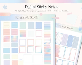 Pastel Sticky Notes - Etsy