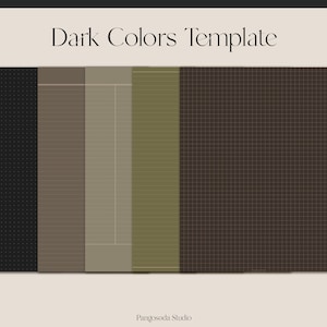 Dark Mode Digital Note Taking Template - Digital Writing Paper ...