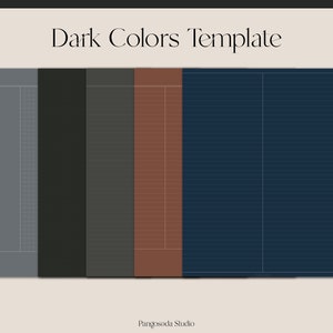 Dark Mode Digital Note Taking Template - Digital Writing Paper ...