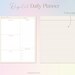 Digital Daily Planner Daily Check in Template, to Do List Template ...