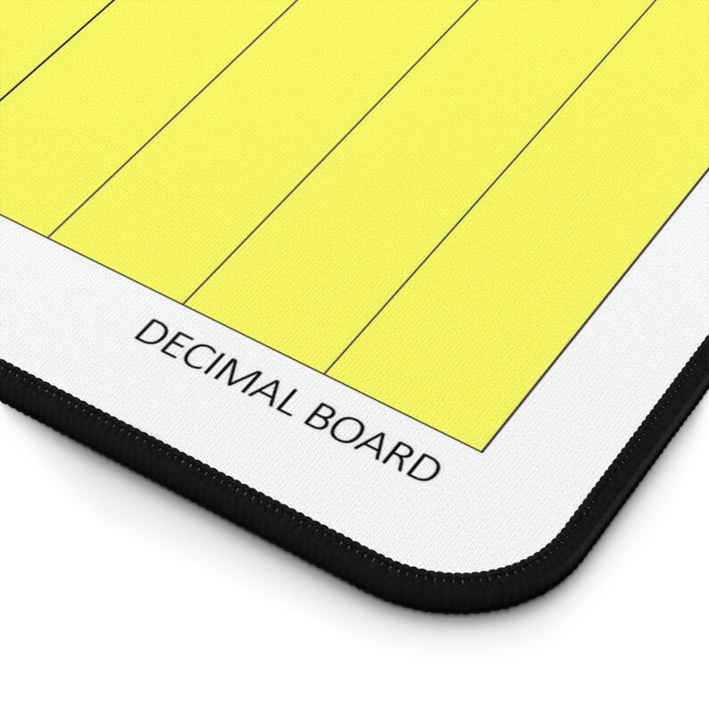 Decimal Fraction Board Montessori Mat Montessori Montessori Math ...
