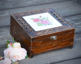 Rustic Jewelry Box | Etsy