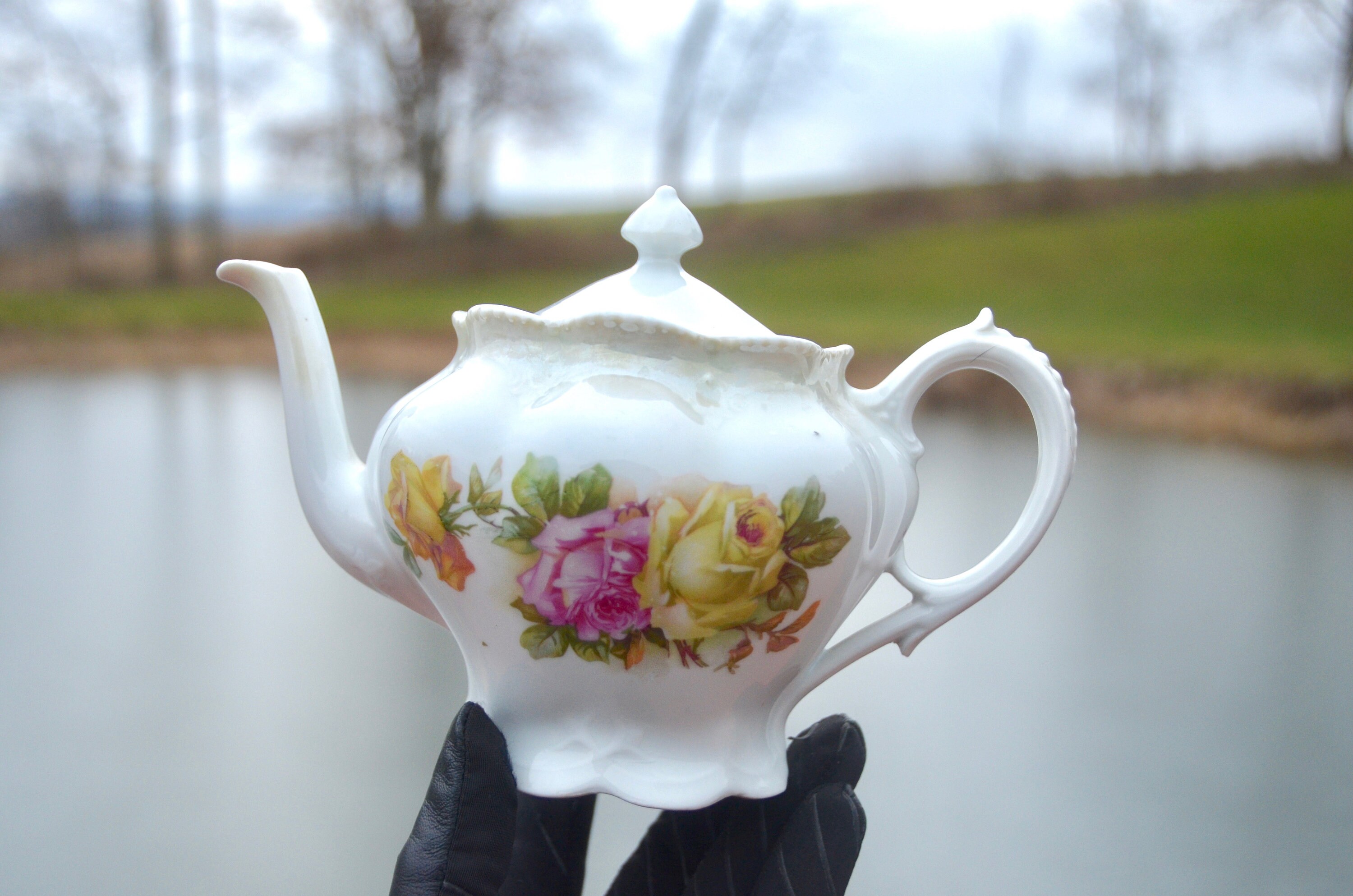 Made in Germany TEA SET | German Porcelain Teapot, Sugar Bowl, Creamer ...