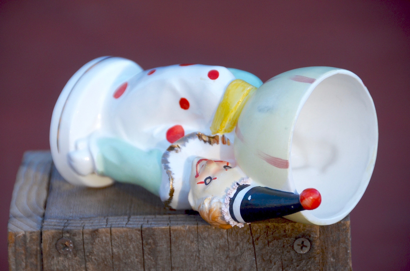 Clown Planter Vase Circus Decor Clown Figurines Kitschy | Etsy