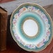 Antique Austria PLATE Teal Cabinet Plate Merkelsgrun - Etsy