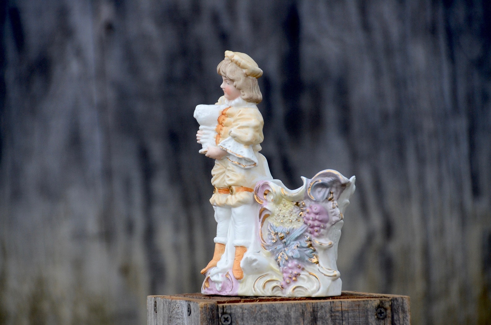 Rococo Victorian Figurine Planter Vase. Porcelain/bone China - Etsy