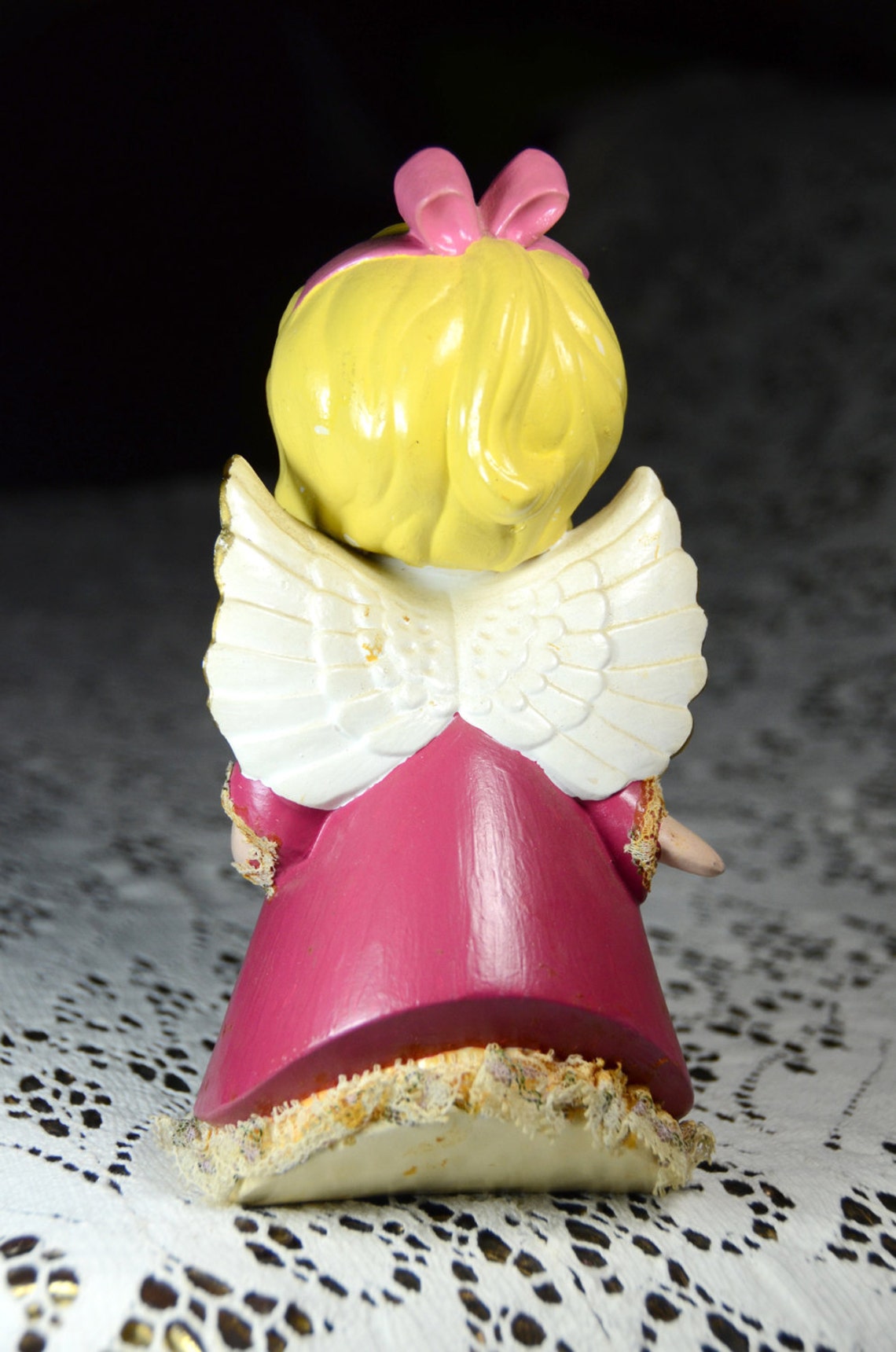 Vintage Kissing Angel Figurine Kitsch Angels MOD Angel - Etsy