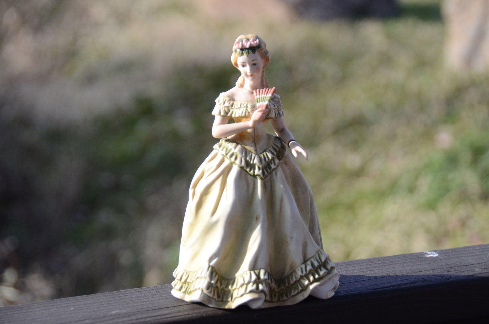 LEFTON LADY in Dress Hand Painted Porcelain Figurine - Etsy