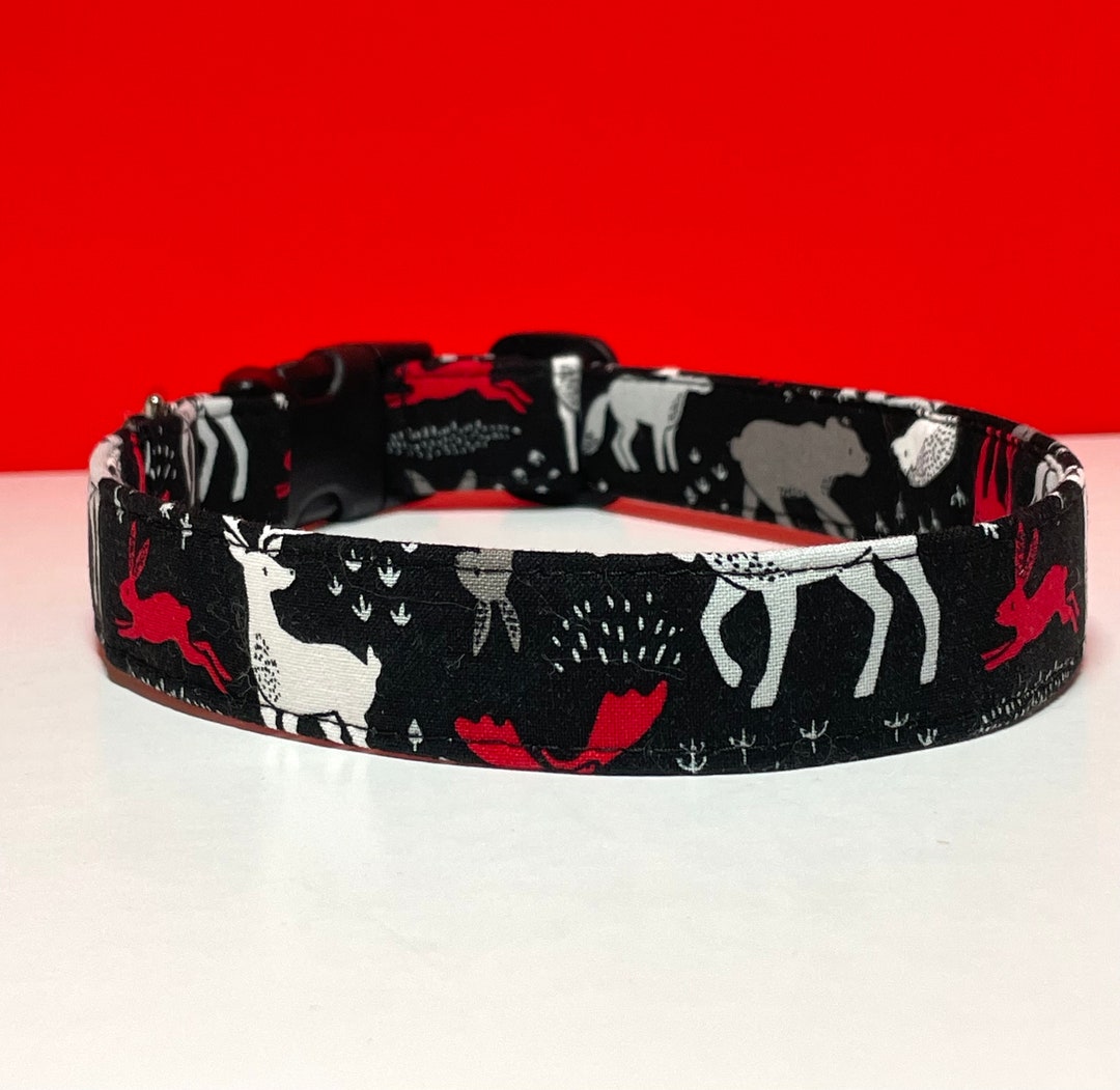 Wildlife Dog Collar Animal Dog Collar Deer Dog Collar - Etsy