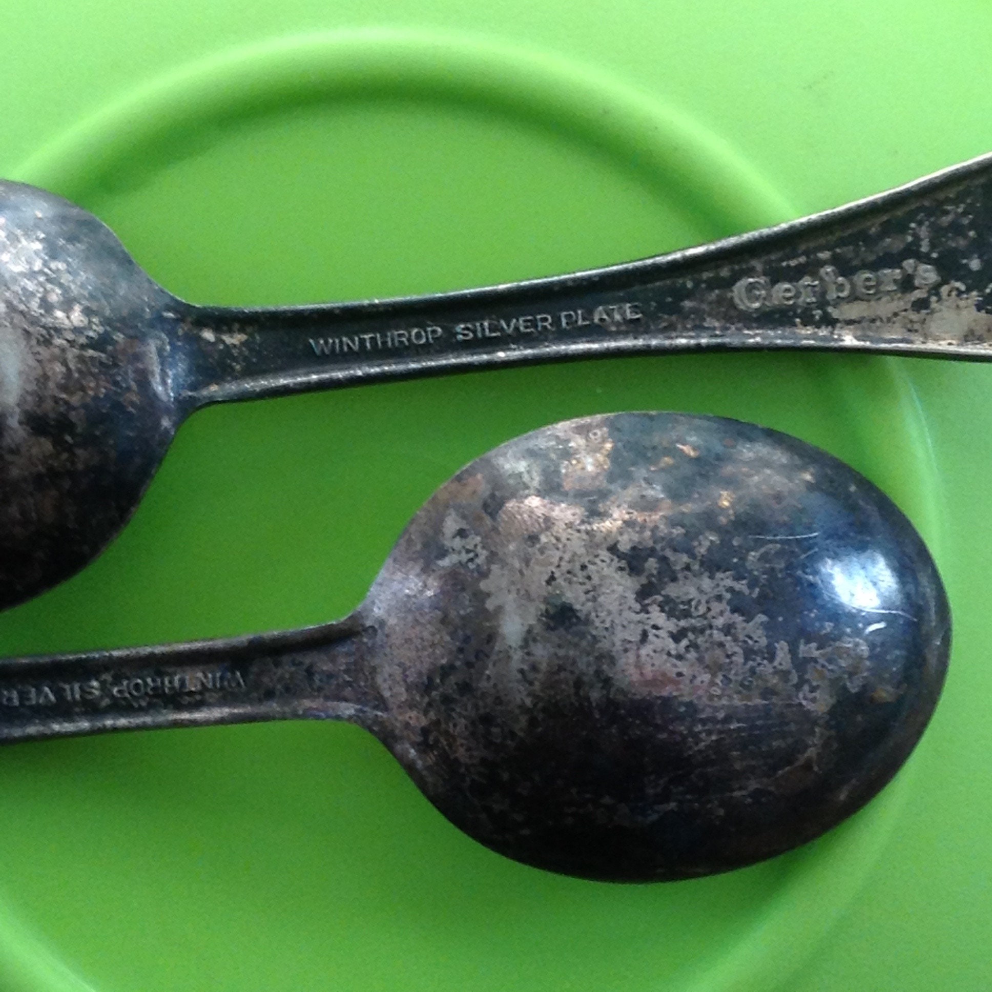 1940’s Gerber Silverplate Baby Spoons - Etsy