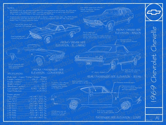 1969 Chevelle Blueprint