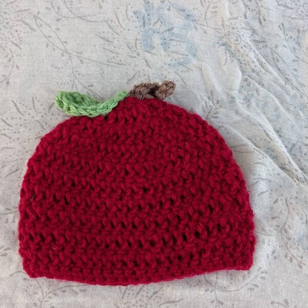 Crochet Apple Hat - Etsy