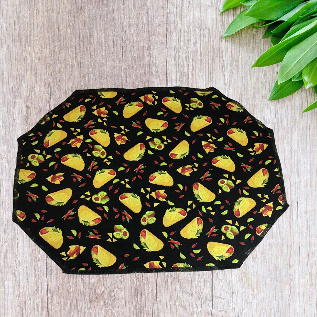Taco Tuesday Placemat Set - Etsy