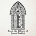 Medieval Window Ex Libris Stamp: Gothic Personalized Bookplate - Etsy