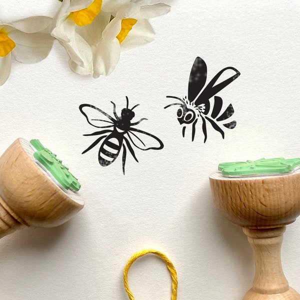 Honey Bee Stamp - Etsy
