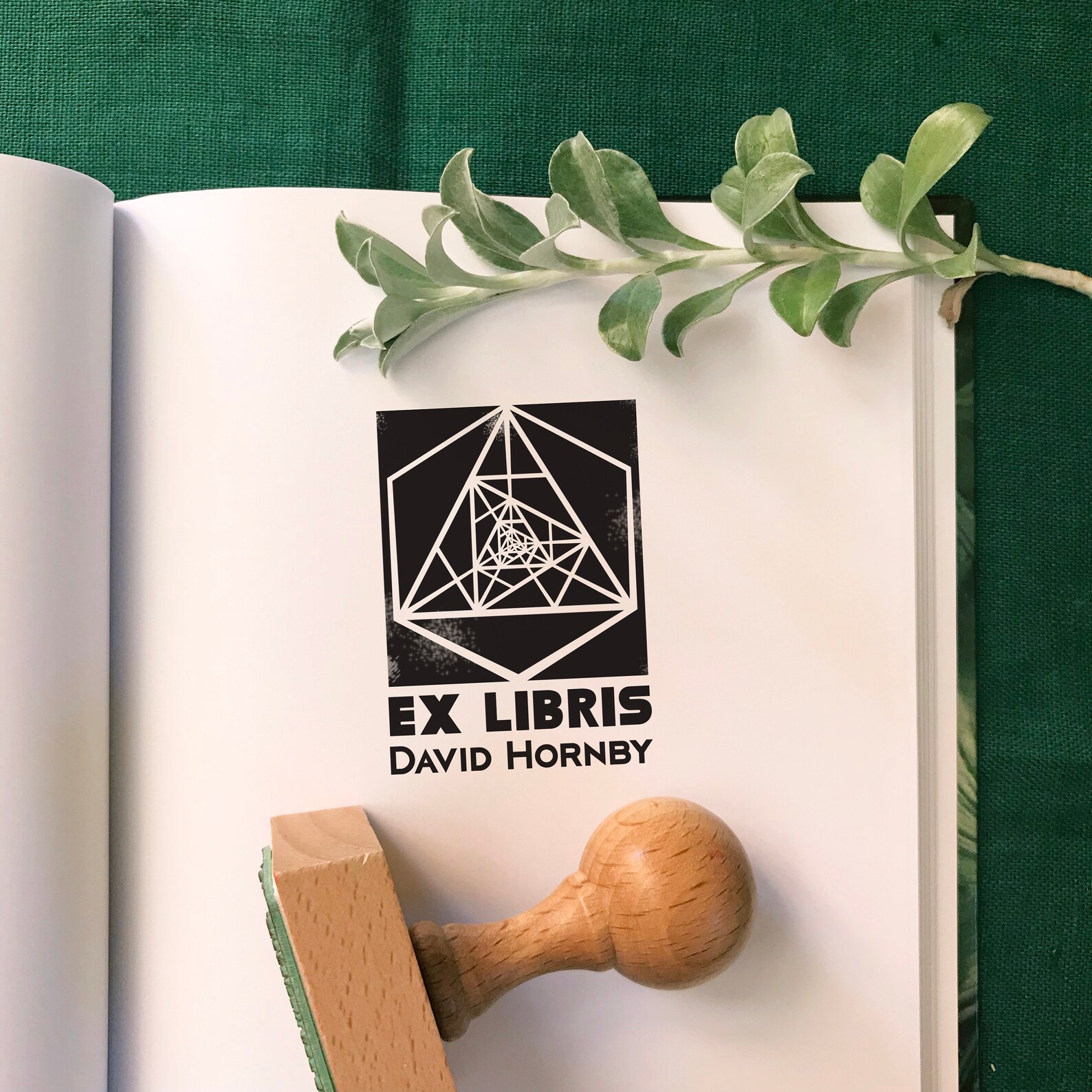 EX LIBRIS Individual DESIGN Wooden Stamp We Prepare a Design - Etsy