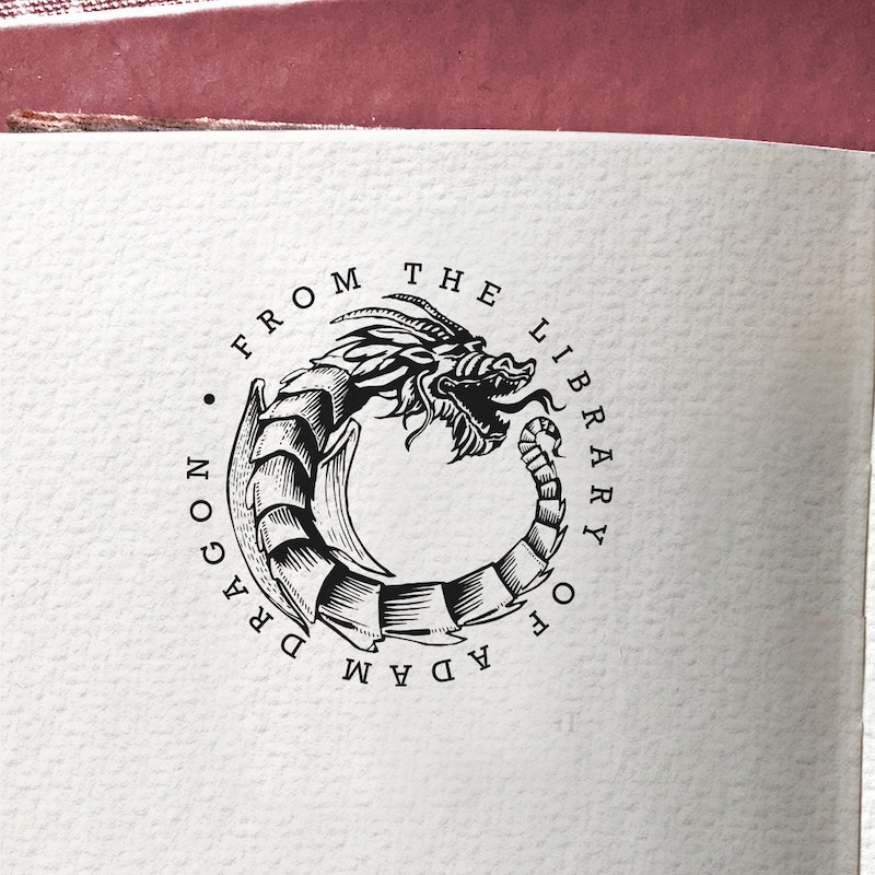 Dragon Stamp - Etsy