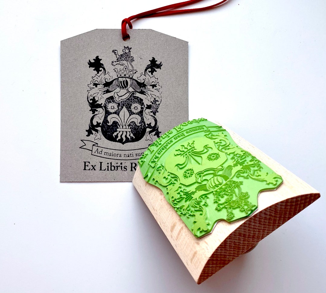 BIG ROCKER Mount LOGO Stamp 80 X 100mm / 3,15 X 3,94" Custom Rubber ...