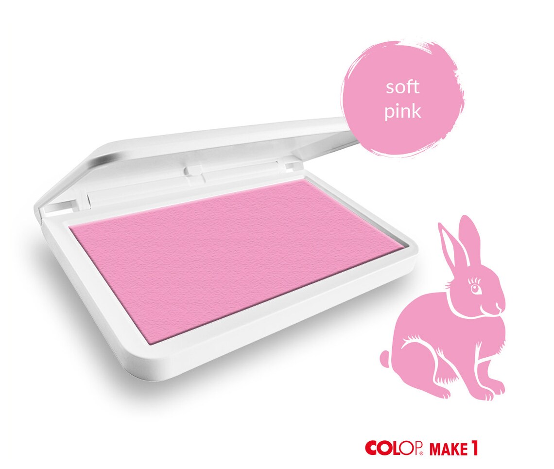 SOFT PINK Ink Pad MAKE 1 by Colop Decorative Ink Pad - Etsy