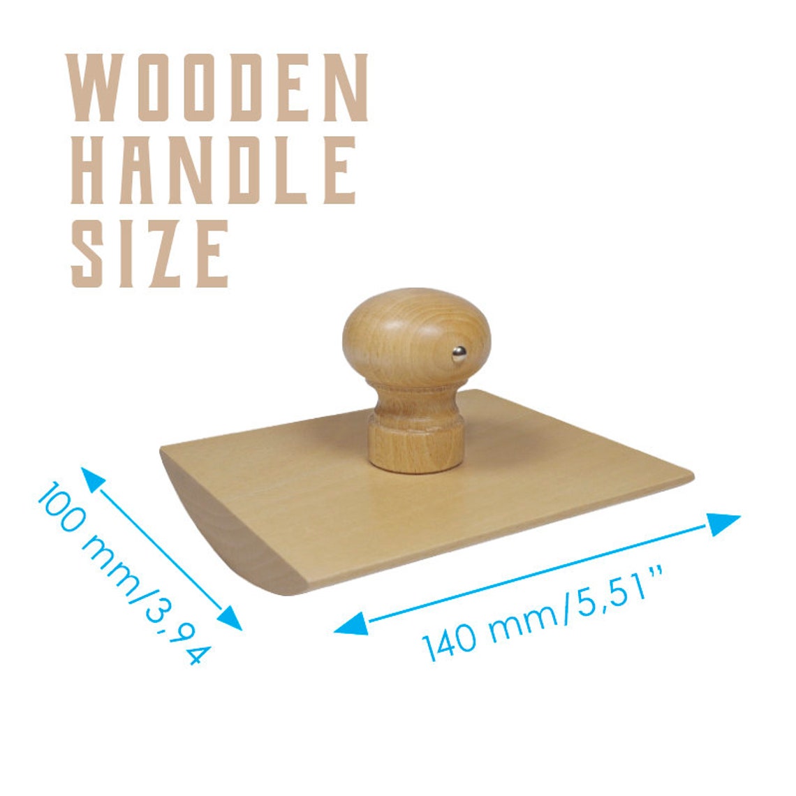 Extra Large Rocker Mount Logo Stamp: Custom Rubber Wooden Stamp - Etsy