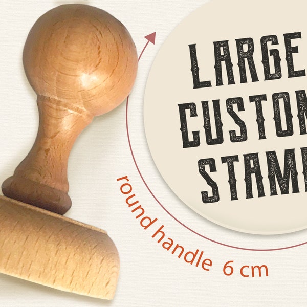 Large Custom Stamp - Etsy