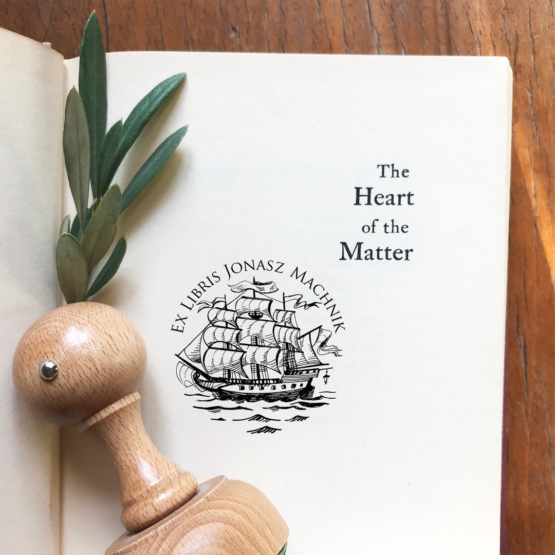 EX LIBRIS Individual DESIGN Wooden Stamp - We Prepare a Design ...