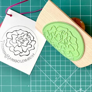 LARGE ROCKER Mount LOGO Stamp 100 X 140mm / 3,94 X 5,51 Custom Rubber ...