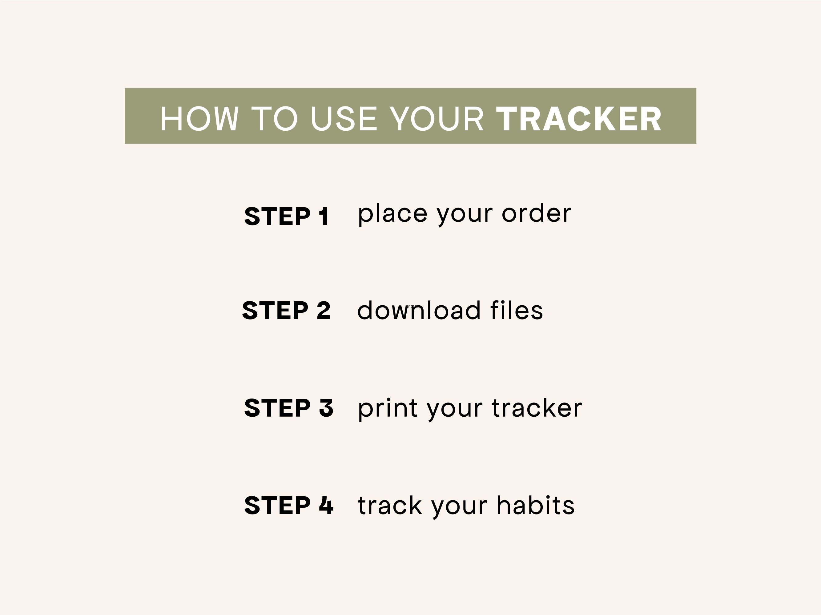 Minimalist Daily Habit Tracker | Printable | A3, A4, A5 - Etsy