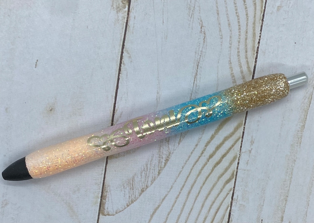 Sunset Beach Glitter Pen, Glitter Gel Pen, Beach Pen, Gift for Her ...