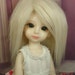 BJD Doll Fabric Fur Wig Smoke Yellow Wig Hair for 1/12 1/8 1/6 Bjd ...
