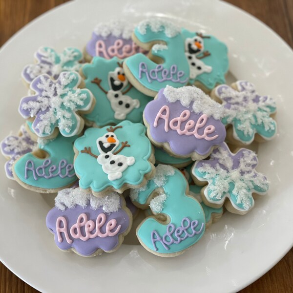 Frozen Cookies - Etsy