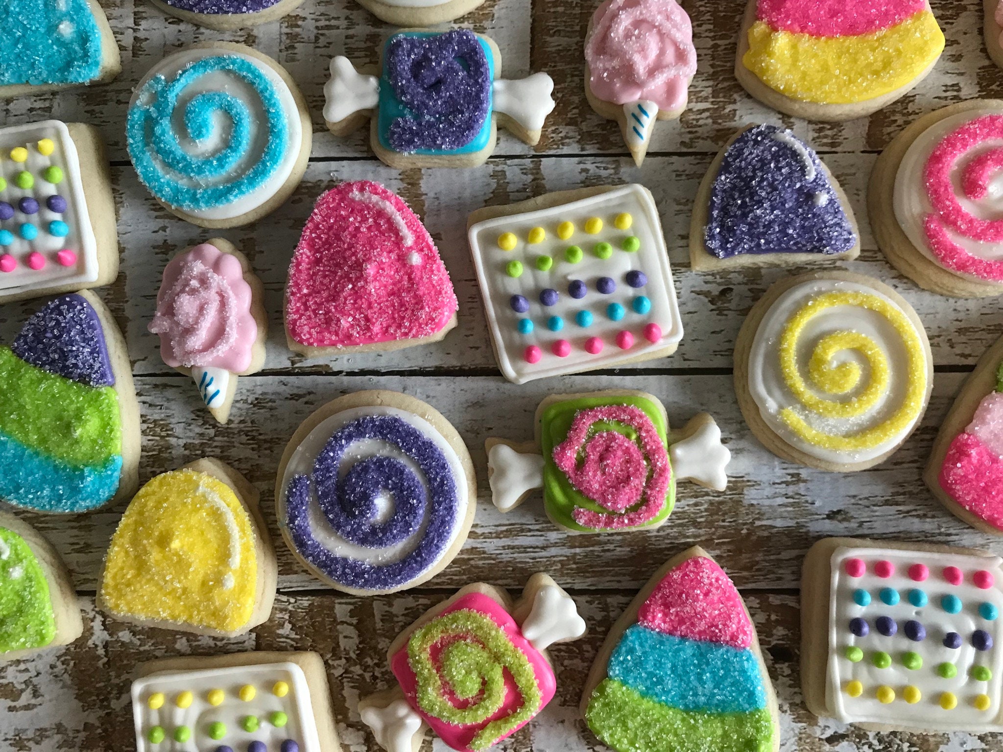 Candyland Themed Cookies