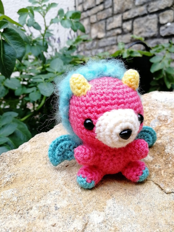 Mr Chimera Crocheted Amigurumi Plushie - Etsy Australia