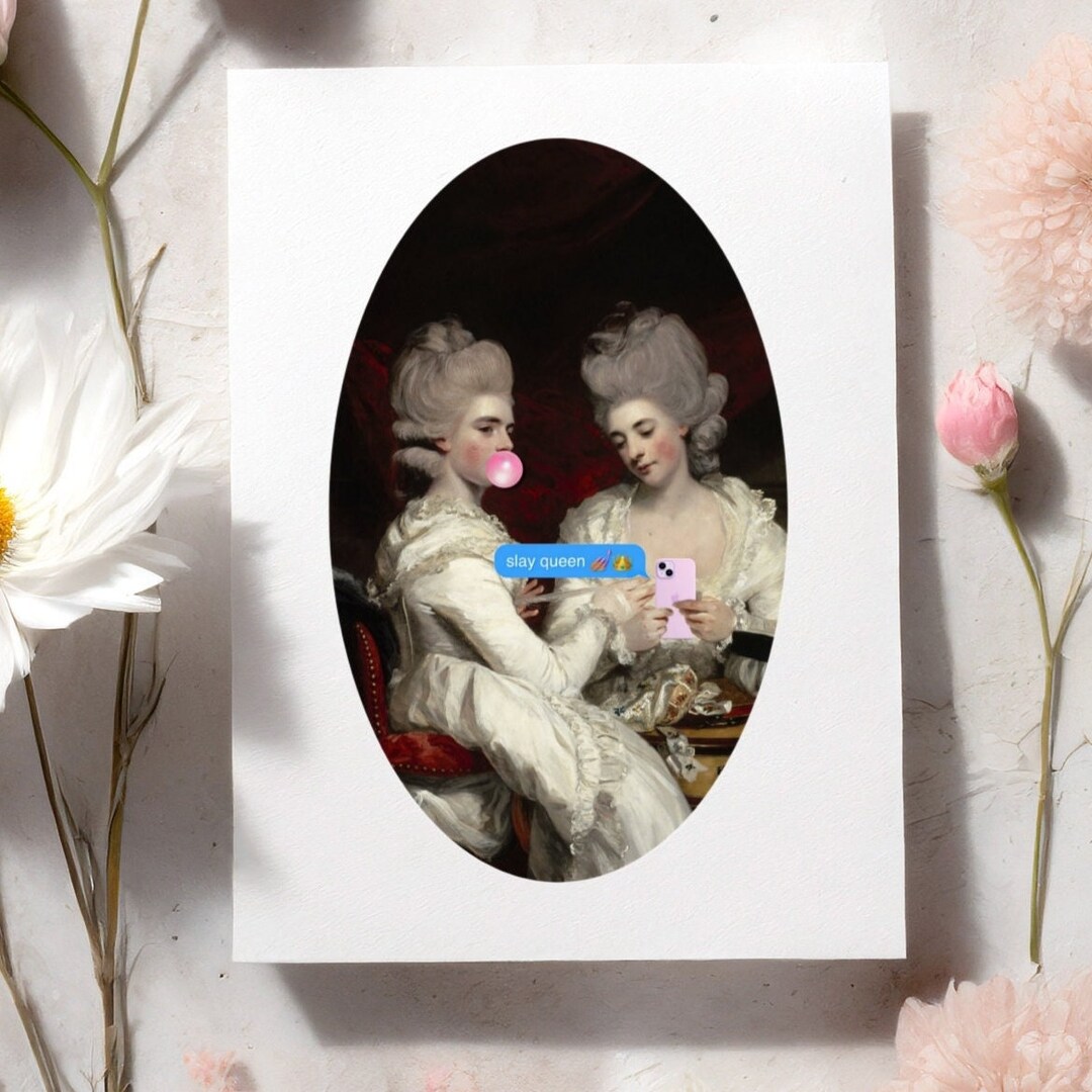 Slay Queen 5x7 Art Print Maximalist Decor, Eclectic Poster, Modern ...