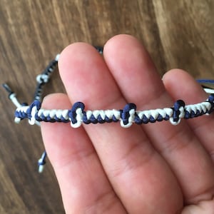 Two Color Cord Knot Bracelet sincerely Heart and - Etsy