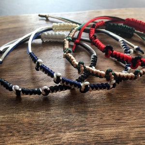 Two Color Cord Knot Bracelet sincerely Heart and - Etsy